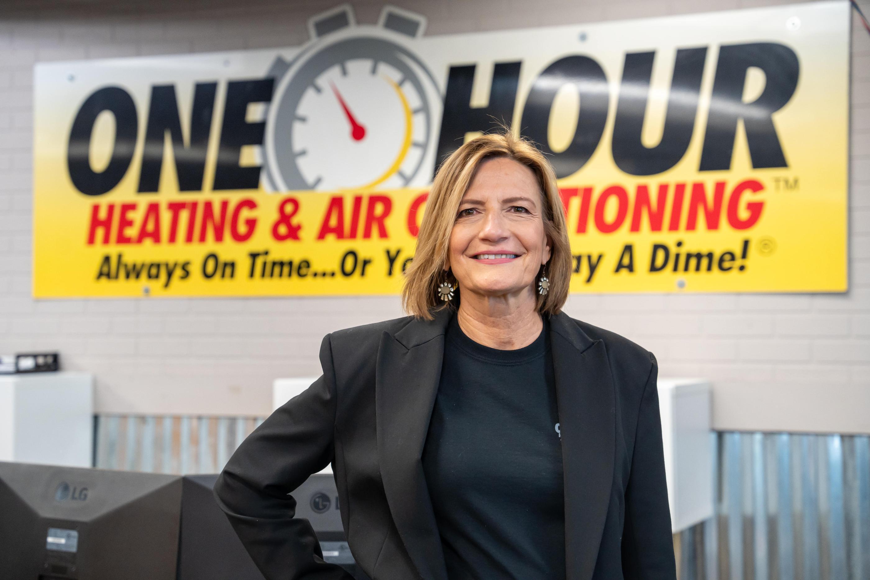 One hour heating and air store